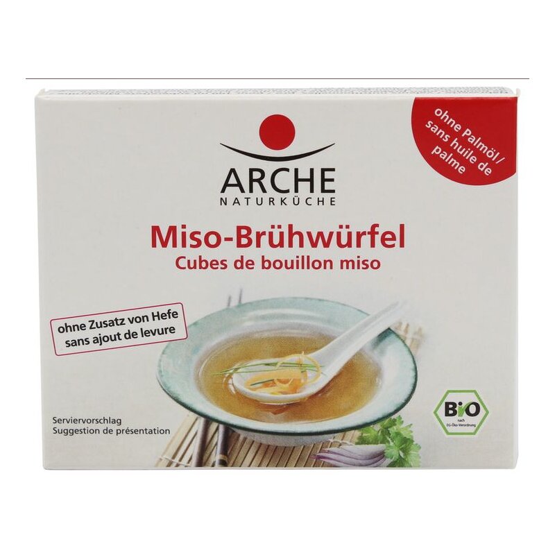 Arche Miso Broth Cubes 6x10g – Organic and Yeast-Free - Biologisch24.